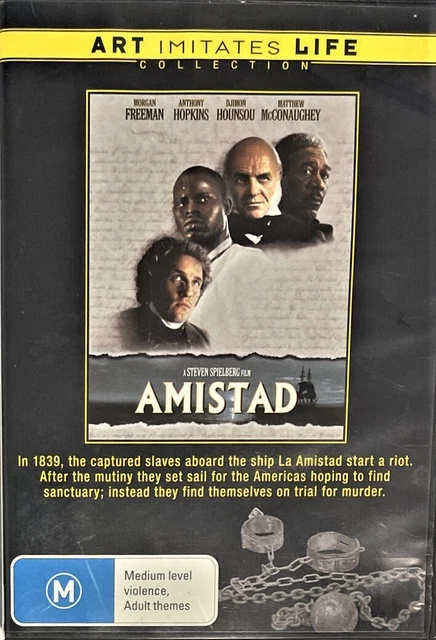 AMISTAD (1997 DVD TOP 1000 MOVIE VINTAGE Steven Spielberg Morgan ...