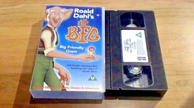 ROALD DAHL'S THE BFG UK PAL VHS VIDEO 1997 David Jason Cosgrove Hall ...