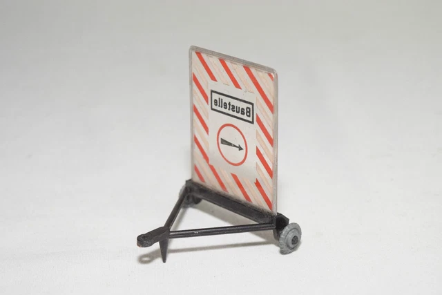 SIKU PLASTIC V Series Baustelle Anhanger Sign Remorque Excellent EUR 15 ...