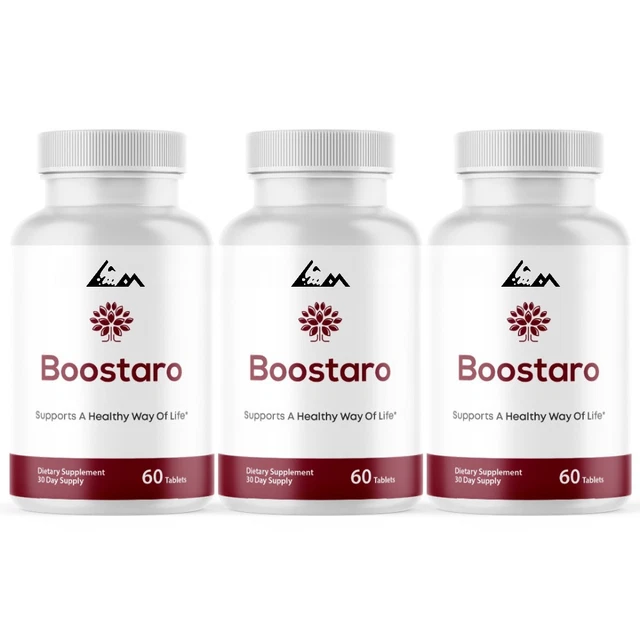 BOOSTARO SUPPORTS A Healthy Way of Life Dietary Supplement 3 Bottles £ ...