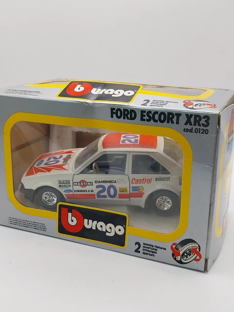 ORIGINAL BURAGO FORD Escort XR3 Racing Model £45.00 - PicClick UK