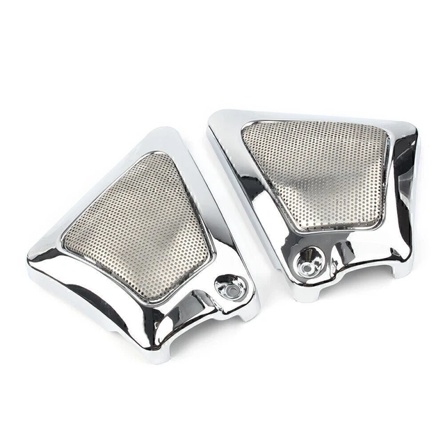 2PCS CHROME INTAKE Airbox Frame Neck Side Cover For Harley V-Rod ...