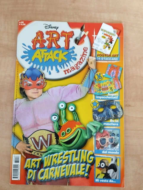 2006 02 DISNEY Art Attack Magazine Febbraio 2006 N.48 Con Poster EUR 5,00 - PicClick IT