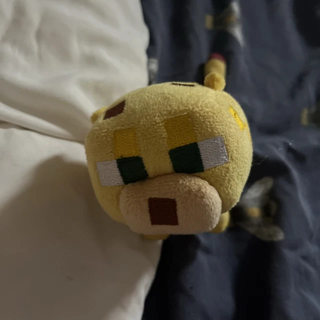 MOJANG MINECRAFT OCELOT Yellow Cat Plush Soft Toy Gaming Teddy 2014 £5. ...