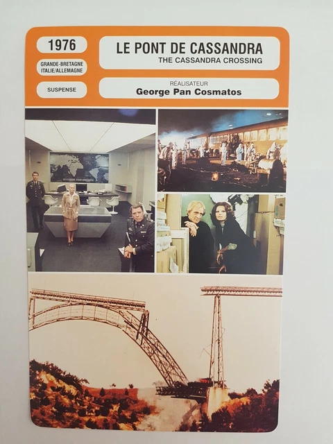 Carte Fiche Cinema 1976 Le Pont De Cassandra Sophia Loren Richard