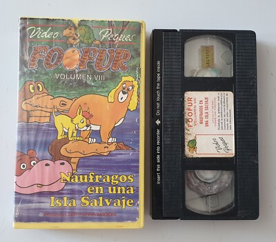 VHS: FOOFUR VOL.1 1986 US Hanna Barbera Cartoons EUR 15,00 - PicClick IT