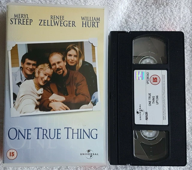ONE TRUE THING (VHS) GRANDE BOÎTE - Meryl Streep + Renee Zellweger ...