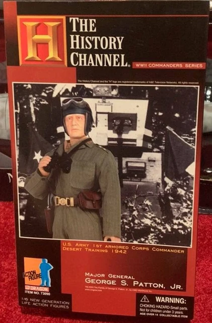 WW2 DRAGON MAJOR General George S. Patton History Channel Series. 1:6 ...