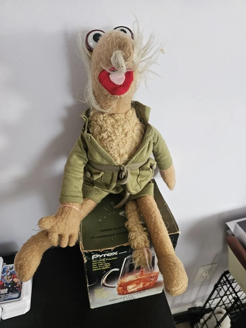 VINTAGE TRAVELING MATT Fraggle Rock Tomy Plush 1984 20" Henson Muppets ...