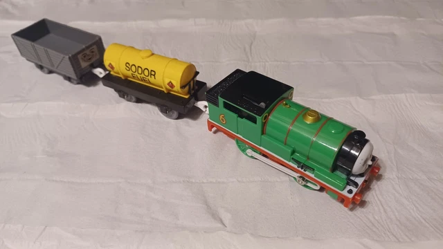 THOMAS TAKARA TOMY Plarail Percy train With Trucks (battery operated ...