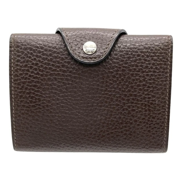 HERMES HERMÈS ILIAD Galop de Compact Wallet, Bi-fold Vache, B Stamp ...