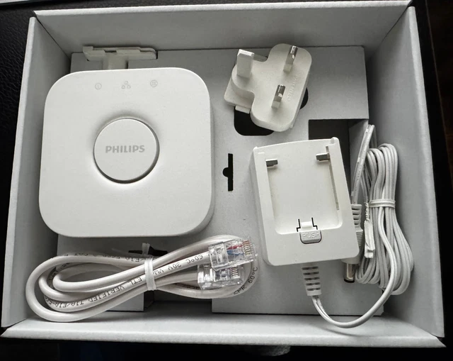 PHILIPS HUE SMART Bridge Hub V2.1 3241312018A New Unboxed Plain ...