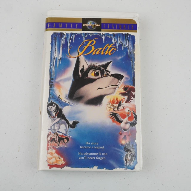VINTAGE CLAMSHELL VHS Video Tape BALTO Animated Movie £10.40 - PicClick UK