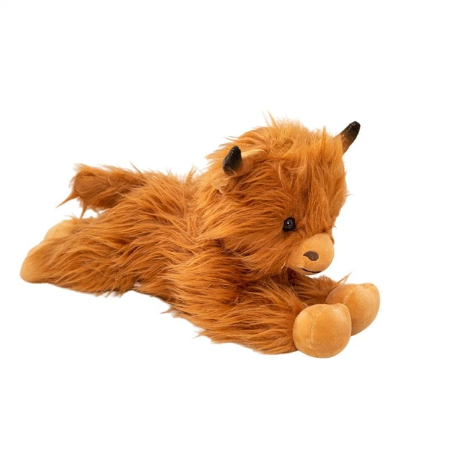 YAK PLUSH TOY With Long Fur Realistic Highland Bull For Kids And ...