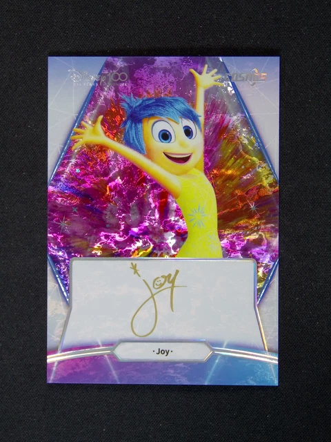 JOY *INSIDE OUT* 2023 Kakawow COSMOS DISNEY 100 ALL-STAR Signature Auto ...
