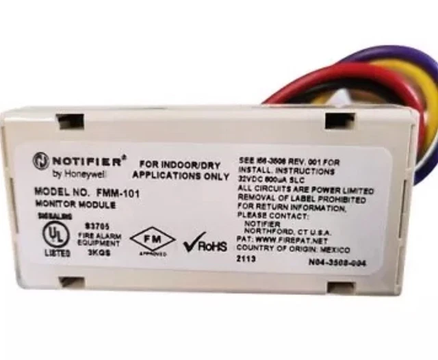 *NEW* NOTIFIER FMM-101 Addressable Mini Monitor Module FMM 101 FAST ...