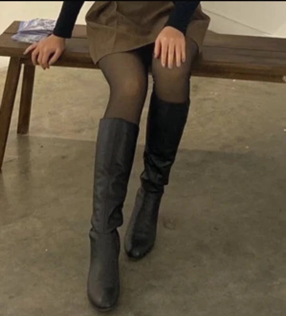 DUNE LONDON WOMEN'S Boots UK7 Black Leather Tayla Long RRP£160 £120.00 ...