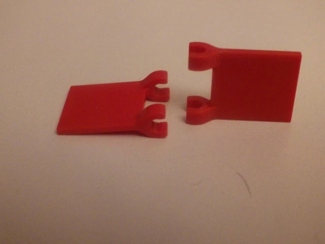 LEGO 3 FLAGS 2x2 SQUARE RED-WHITE-BLUE-GREEN-YELLOW or BLACK CHOOSE 1 ...