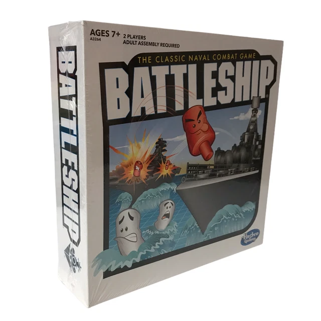 BATTLESHIP CLASSIC NAVAL Combat Board Game By Hasbro 2016 New In Sealed ...