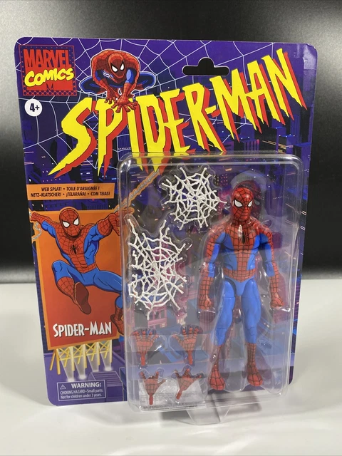 MARVEL LEGENDS RETRO Card Spider-Man Animated Series Version 6" Figure ...