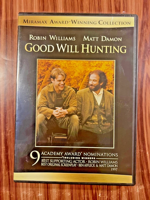 GOOD WILL HUNTING DVD Matt Damon Ben Affleck Robin Williams Minnie ...