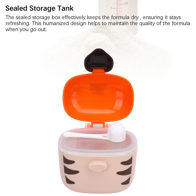 CARTOON TIGER BABY Formula Dispenser Milk Powder Dispenser Container ...
