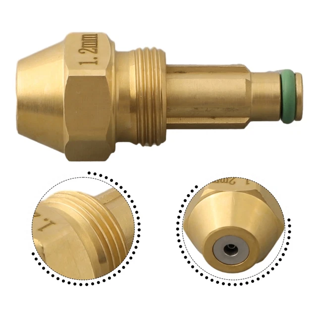 SPRAY JET NOZZLE 1.2mm Adjustable Parameter Brass Energy Saving For ...