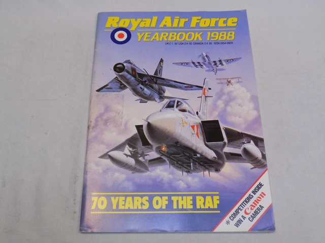 ROYAL AIR FORCE Yearbook Magazine 1988 planes RAF Falcons Red Arrows ...