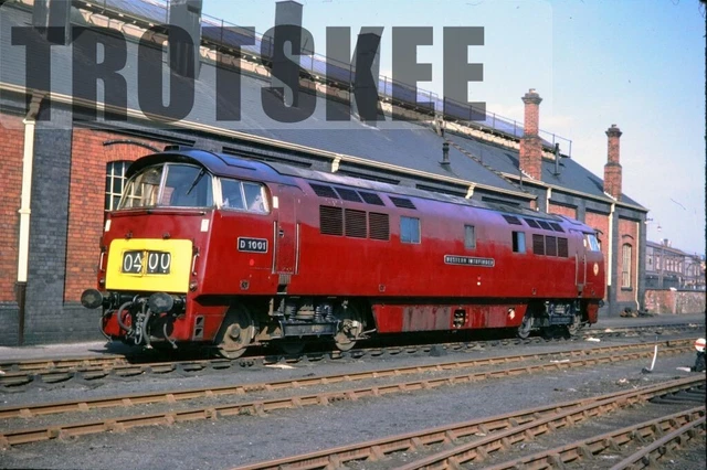 35MM SLIDE BR British Railways Diesel Loco Class 52 D1001 1964 Original ...