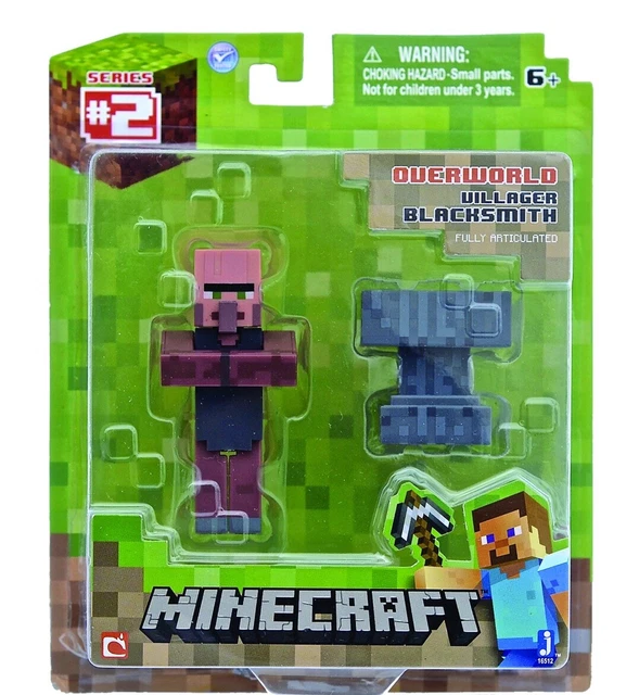 MINECRAFT SERIES 2 Overworld Villager Blacksmith Figure Fully ...