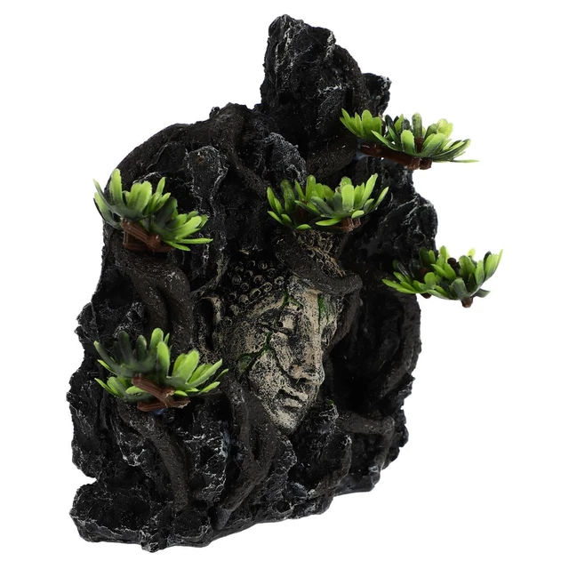 FISH TANK DECORATION Aquarium Decorations Sculpture Landscape Stone ...