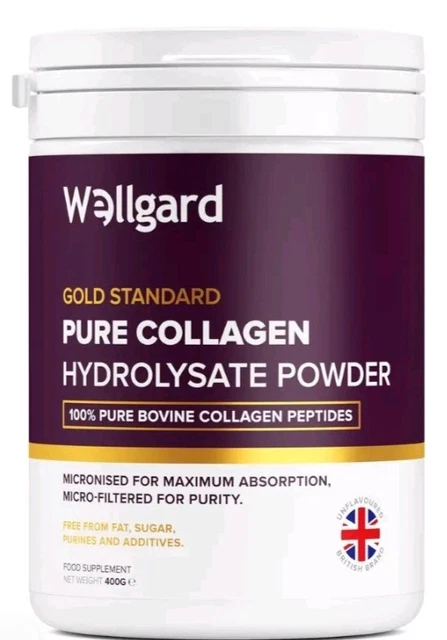 WELLGARD COLLAGEN POWDER Bovine Collagen Peptides, Gold £17.19 ...