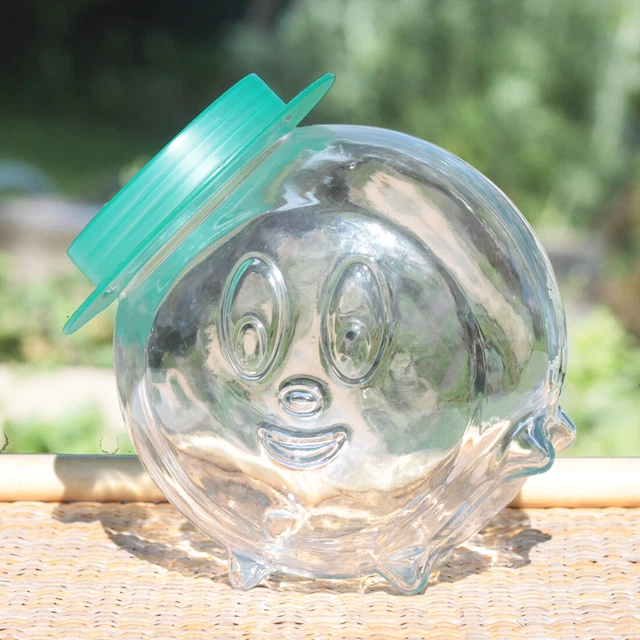 BOCAL À BONBONS en verre tête avec chapeau en plastique turquoise EUR ...