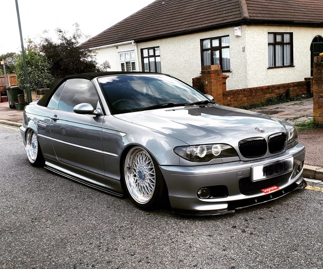BMW E46 3 Front Splitter Side Skirt And Rear Splitters Spoiler M-sport ...