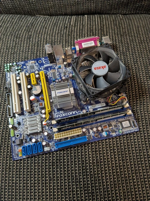 FOXCONN G31MX LGA775 mATX Motherboard 4GB RAM + SLGU9 Processor Dual ...