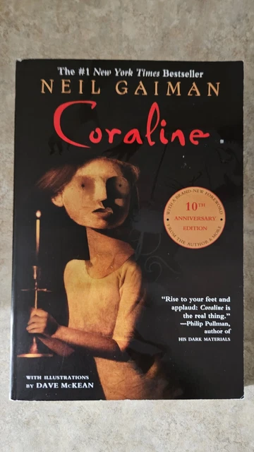 CORALINE BOOK BY Neil Gaiman - The #1 New York Times Bestseller - Hit ...