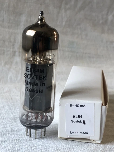 EL84 6BQ5 SOVTEK, measured Vacuum Tube, lampe, Röhre, Valve. Slightly Used EUR 15,90 - PicClick FR
