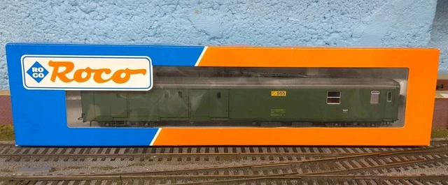 ROCO 44438 SWISS Postal Car No. PTT 955 New In Box With Detail Pack £31 ...