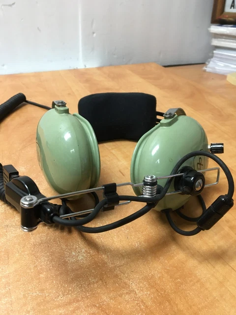 DAVID CLARK MODEL H10-76 & M-87AIC Aviation Headset Untested For Parts ...