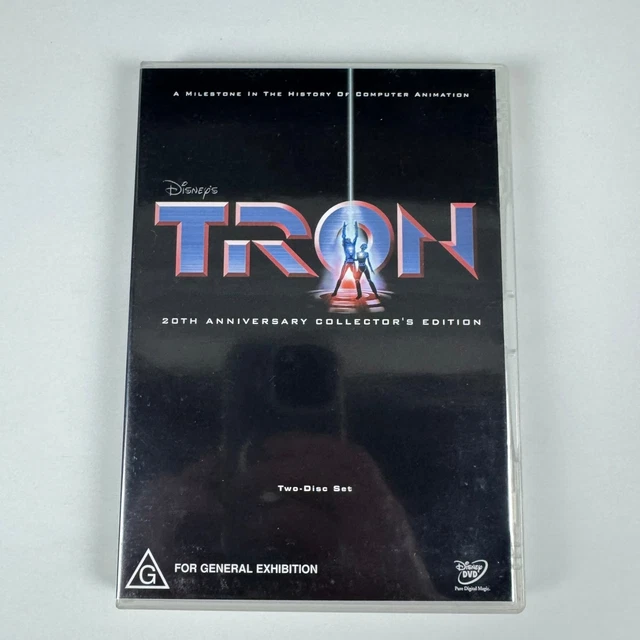 TRON - 20TH anniversary edition (DVD 1982 2 discs) Disney Jeff Bridges ...
