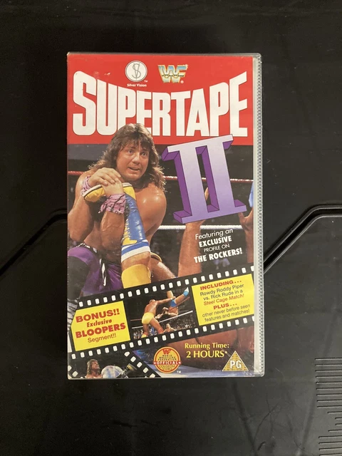 *RARE* WWF SUPERTAPE 2 Wrestling Video Pal Vhs Tape Wwe The Rockers £12 ...