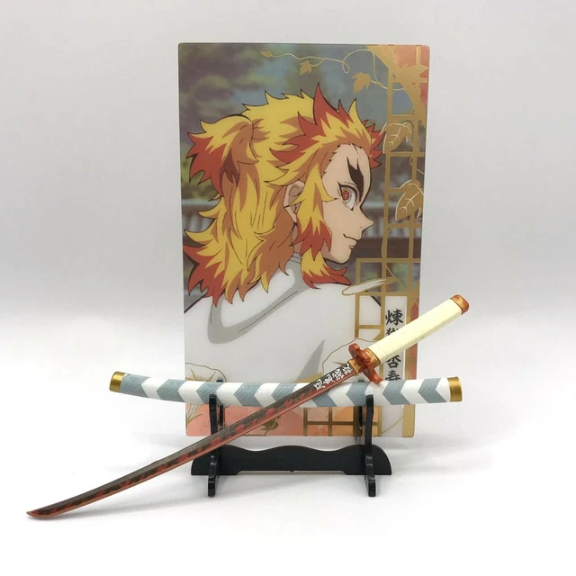 DEMON SLAYER KIMETSU KYOJURO RENGOKU Nichirin Sword Figure Card 3-B ...