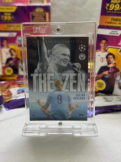 RARE* TOPPS 2023-24 Match Attax Erling Haaland La carte de célébration ...