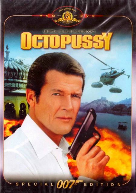 OCTOPUSSY (ROGER MOORE, Maud Adams, Louis Jourdan) (1983) ,R2 DVD ...