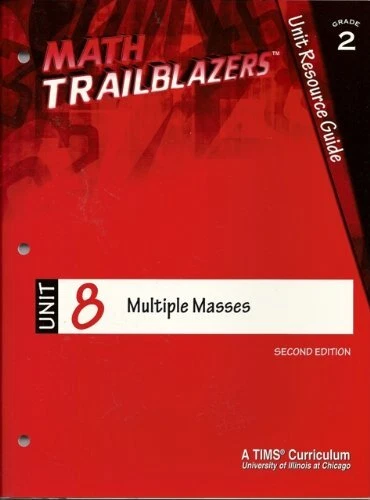 MATH TRAILBLAZERS GRADE 2 Unit Resource Guide Unit 8 Multiple Mas $39. ...