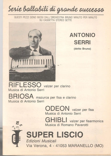 ANTONIO SERRI - Quattro Brani - Spartito-Sheet Music EUR 7,50 - PicClick IT
