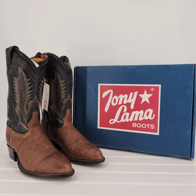 TONY LAMA CHOCOLATE Taurus Shoulder Western Boot Style #: 6271C Mens ...