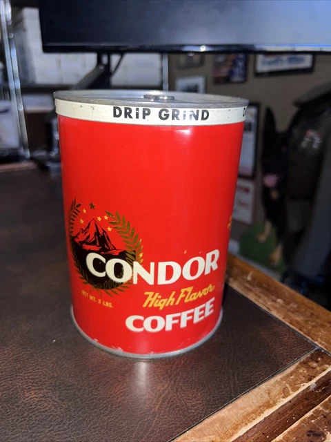VNTG FULL NEW Old Stock A&P Grocery Store Condor Coffee 2 Lb Tin EUR 36 ...