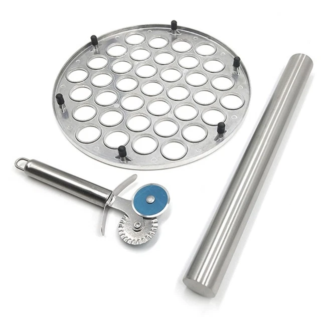 STAINLESS STEEL RUSSIAN Pelmeni Molder Metal Pasta Maker Kitchen ...