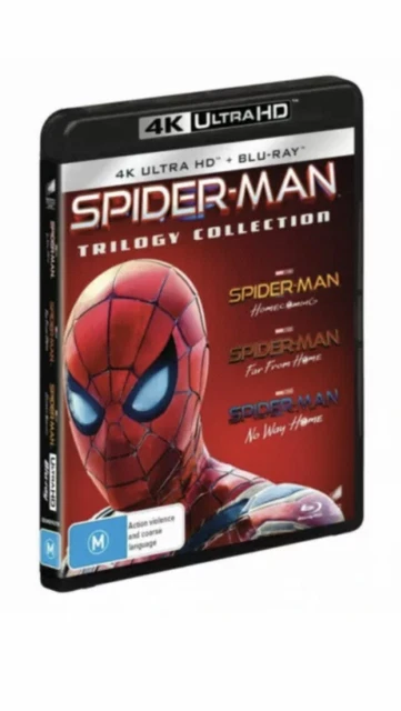 SPIDER-MAN TRILOGY COLLECTION 4K UHD + Blu-Ray | Region Free £26.92 ...